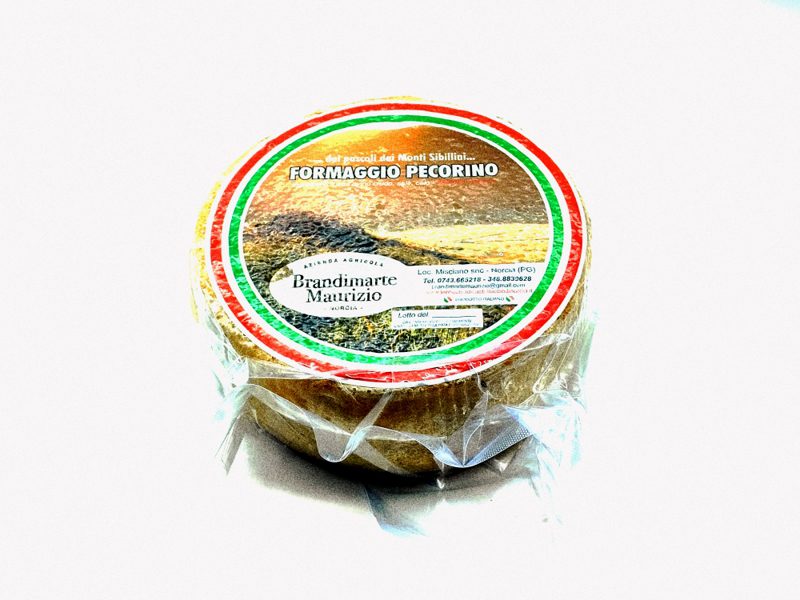 Pecorino Semi stagionato di Norcia Brandimarte - Prodotti di Norcia Pecorino Semi stagionato di Norcia Brandimarte - Prodotti di Norcia